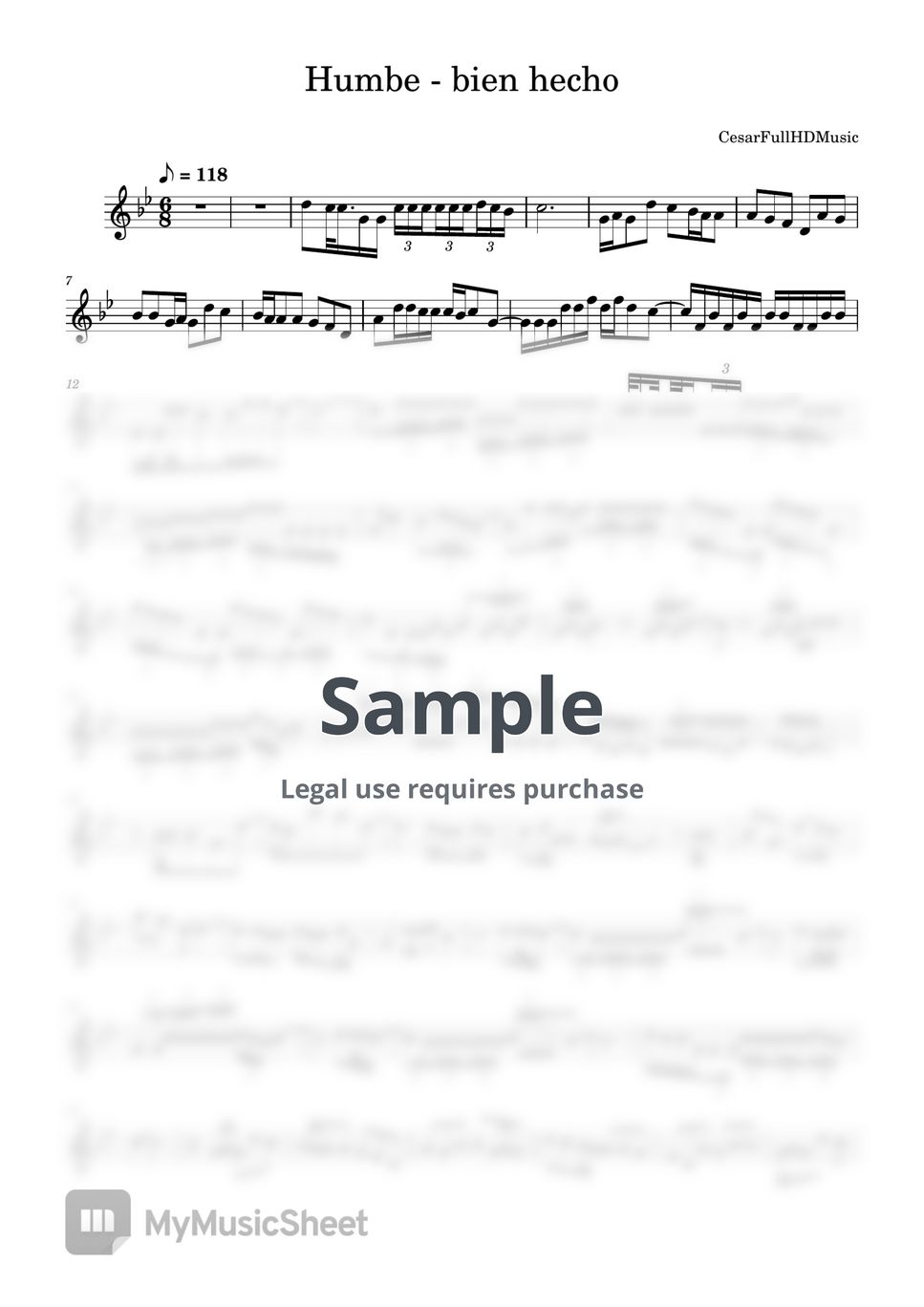 Humbe - bien hecho Sheets