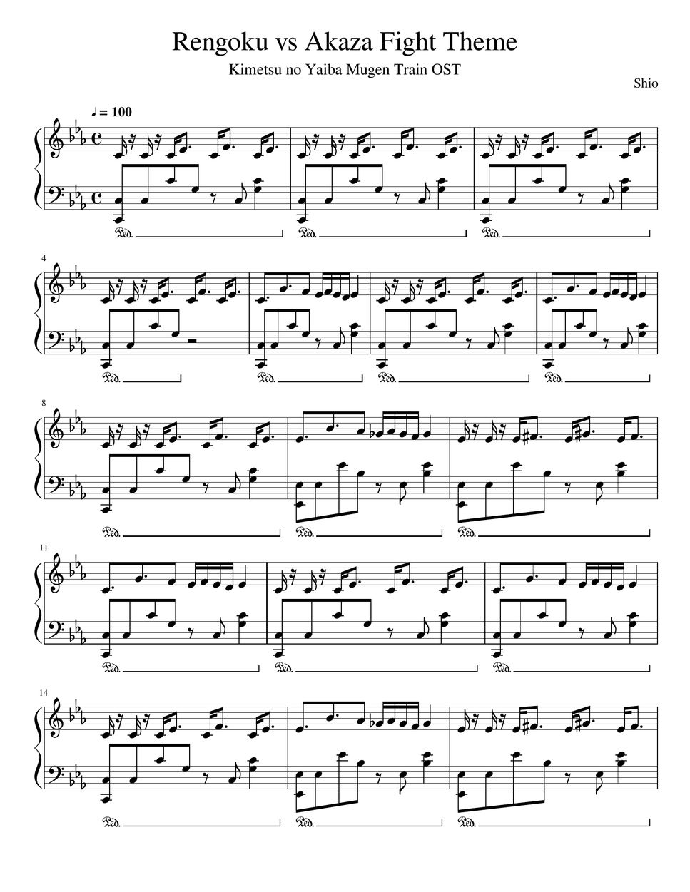 Demon Slayer - Rengoku vs Akaza Fighting BGM (Kimetsu no Yaiba Mugen ...