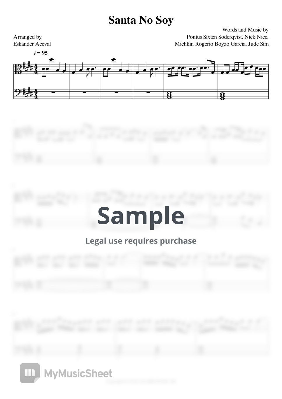 RBD - Santa No Soy Sheets by esac