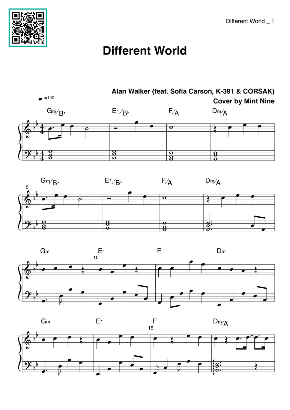 Alan Walker - Different World (feat. Sofia Carson, K-391 & CORSAK ...