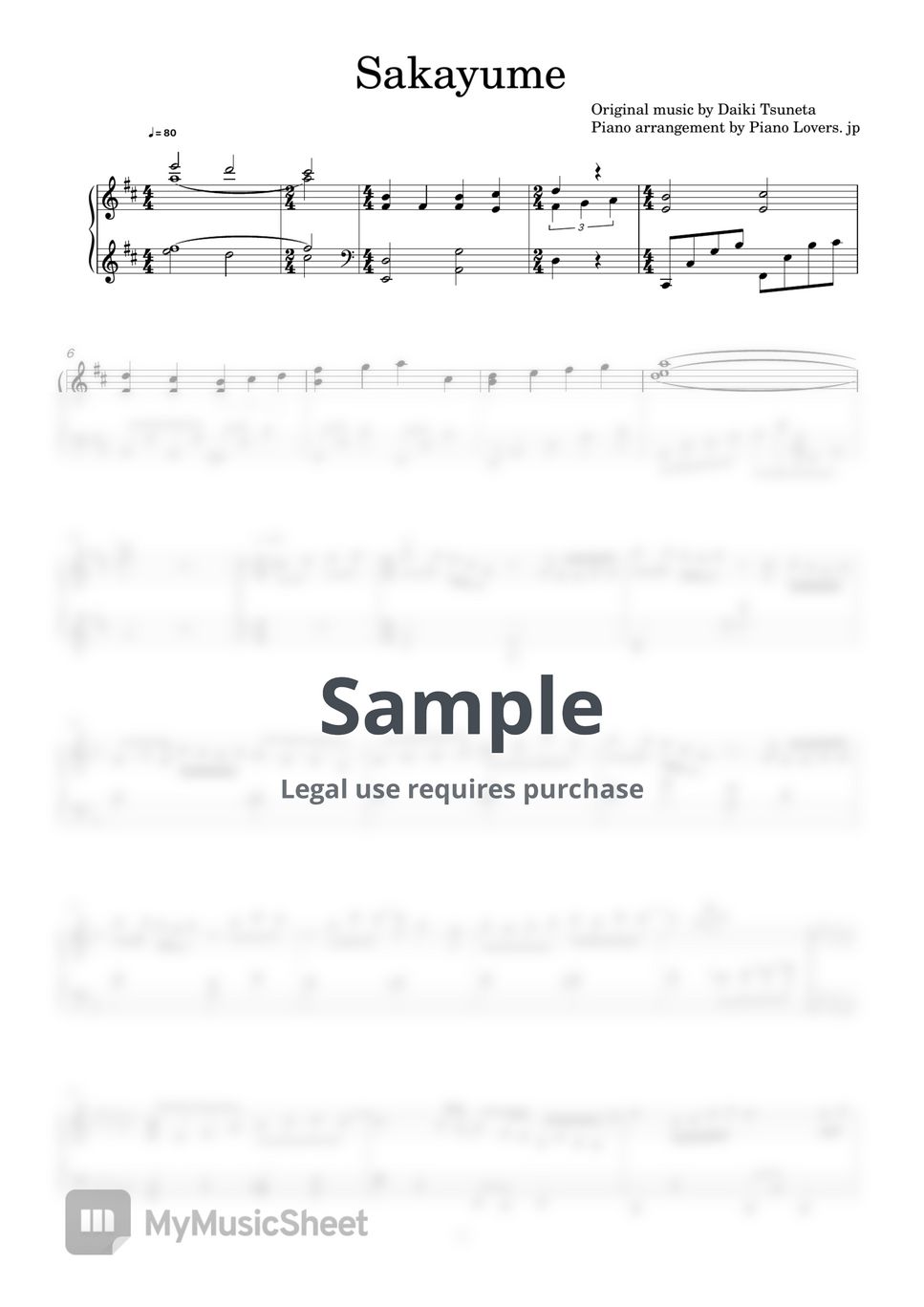 King Gnu - Sakayume (Jujutsu Kaisen / Piano Sheet Music / Beginner) 악보 ...