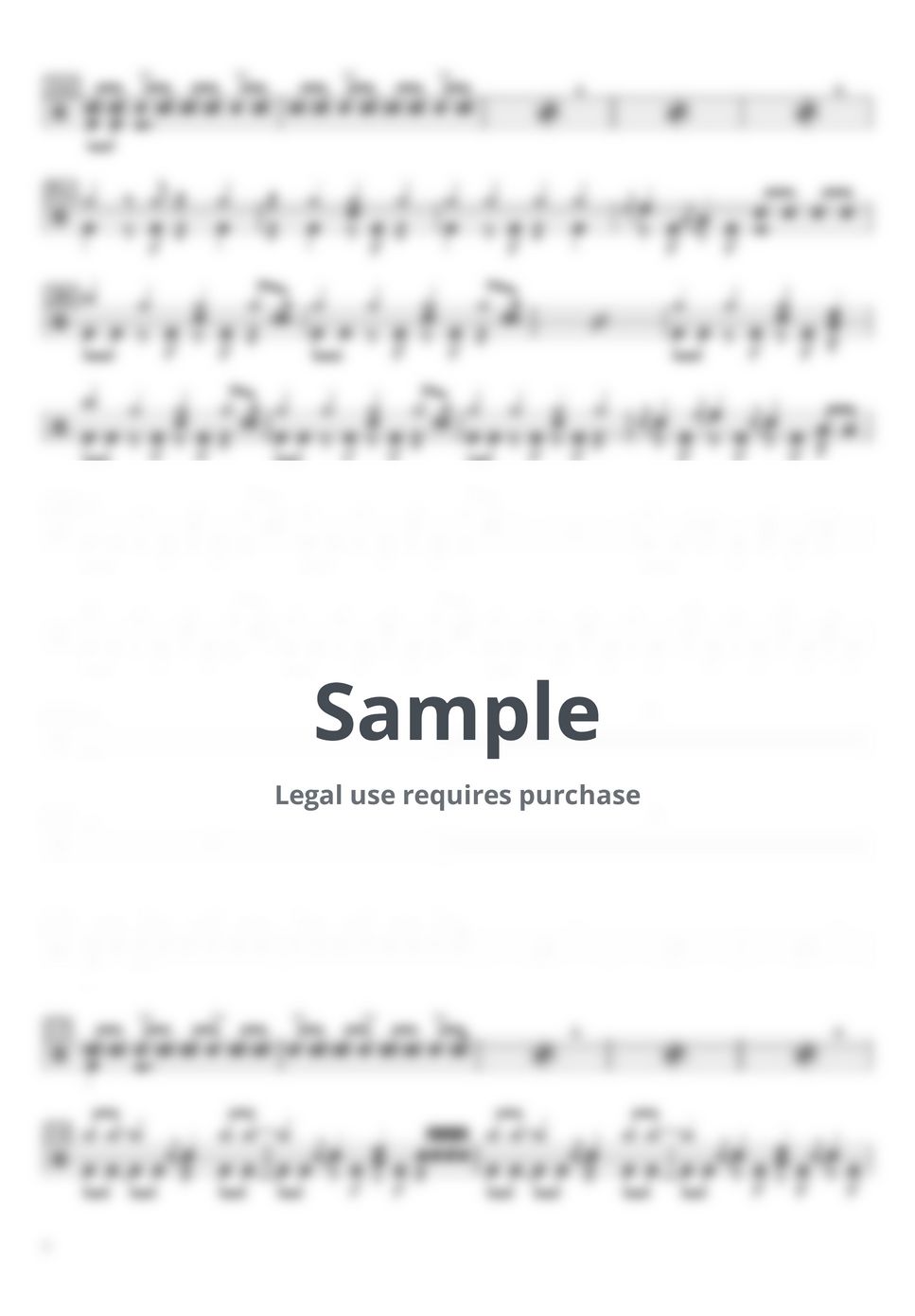 ONE OK ROCK - Clock Strikes Sheets by DrummerFrank