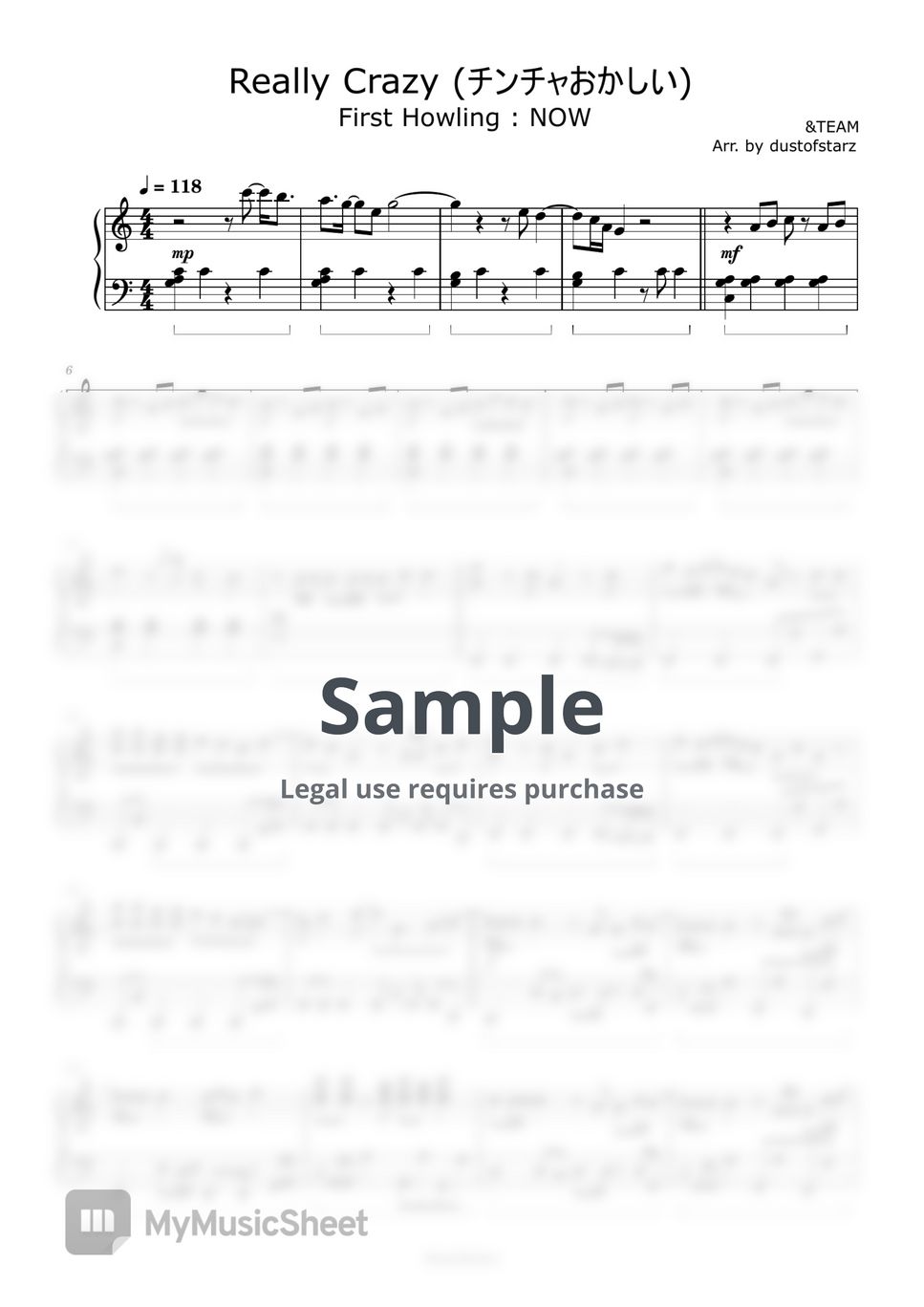 &TEAM - Really Crazy Sheets by dustofstarz