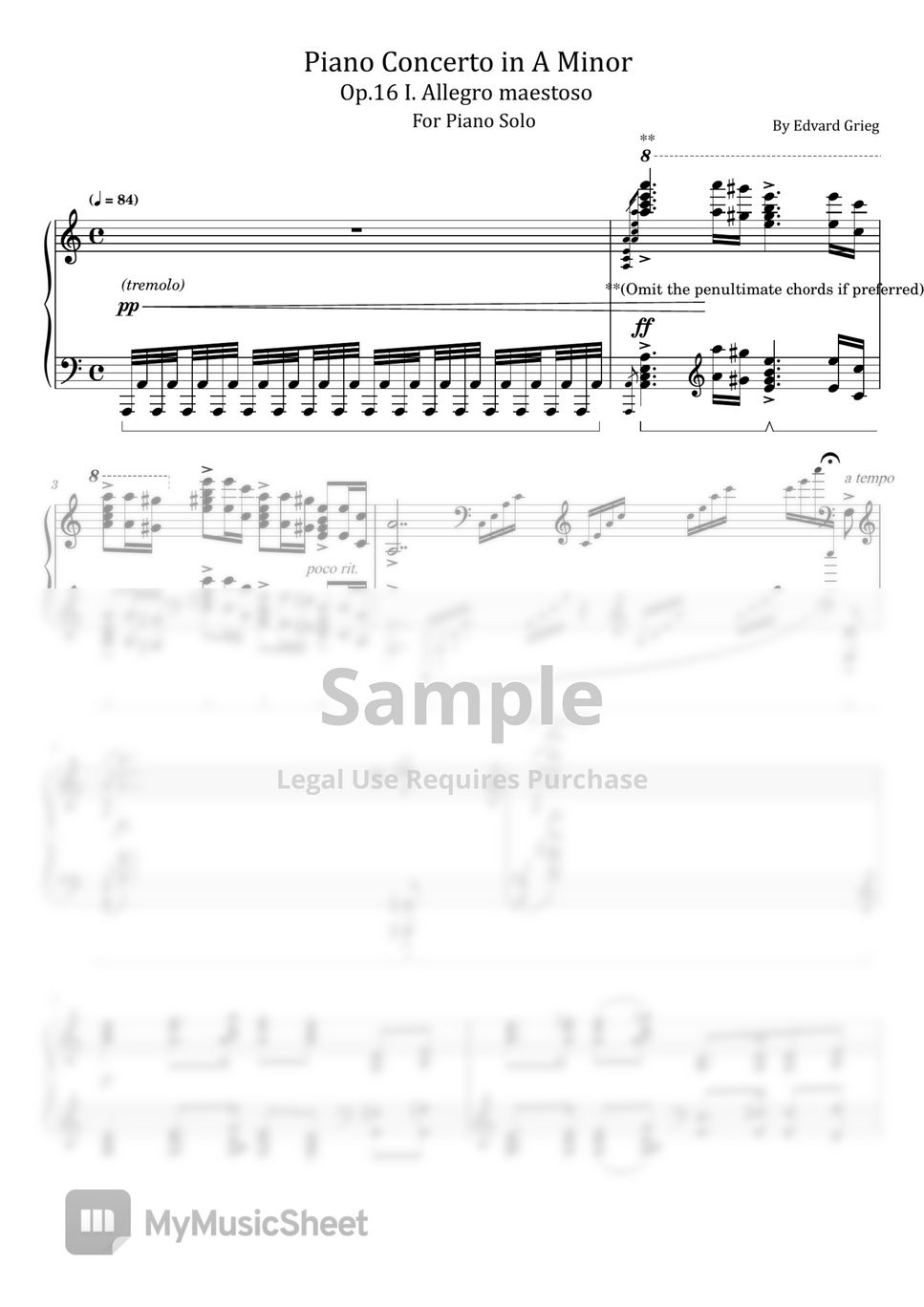 Edvard Grieg - Piano Concerto in A minor - Op.16 (Edvard Grieg - Piano ...