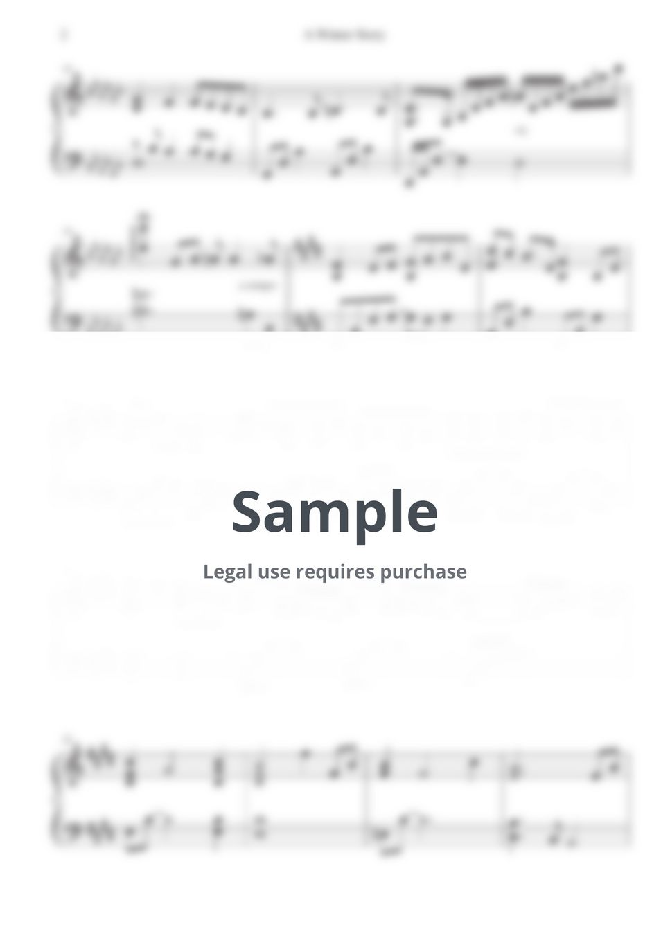 Remedios - A Winter Story (Love Letter OST) Sheet Music by Pidalso