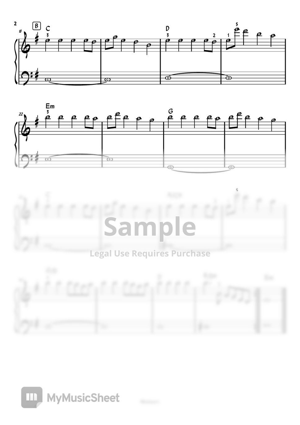 TheFatRat - Unity (Piano) Sheet Music by Meowscore