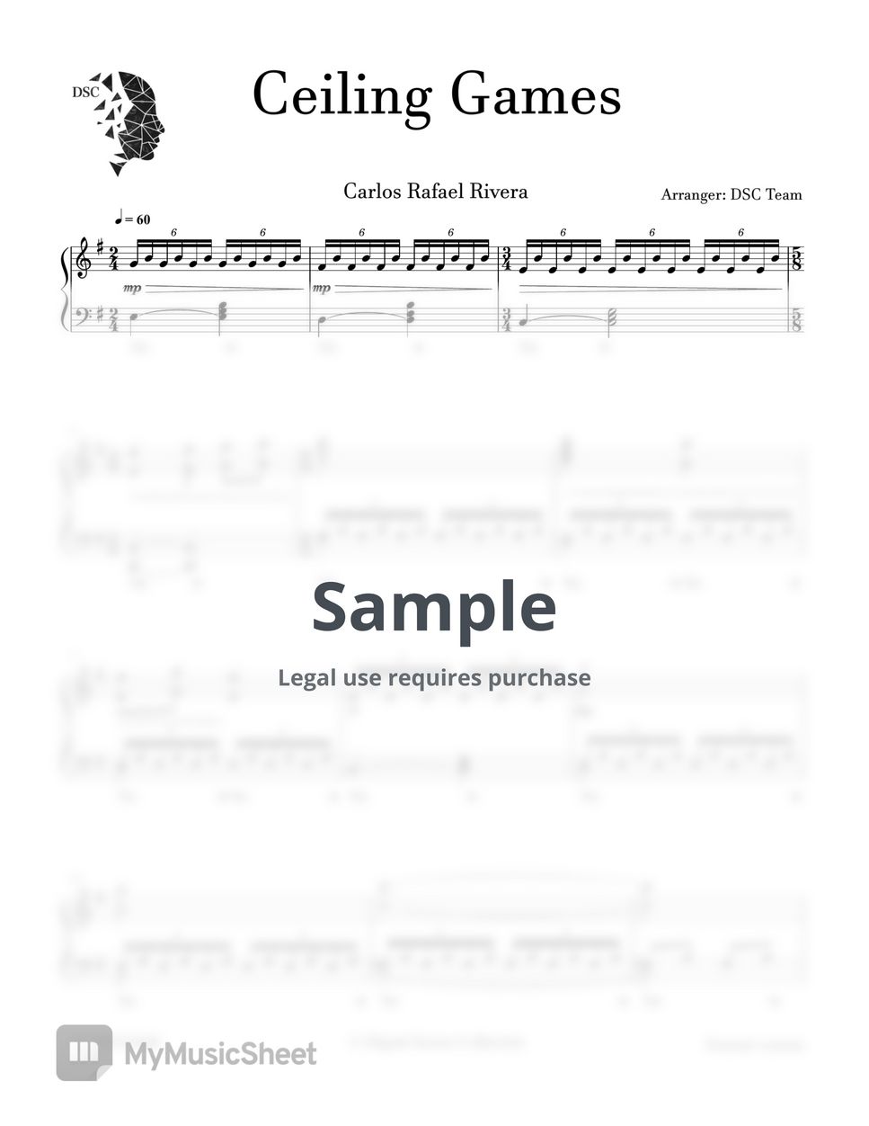 Carlos Rafael Rivera - Ceiling Games (OST The Queen's Gambit) Sheets by ...