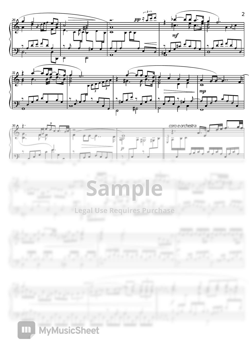 Josh Groban - Let me fall Sheet