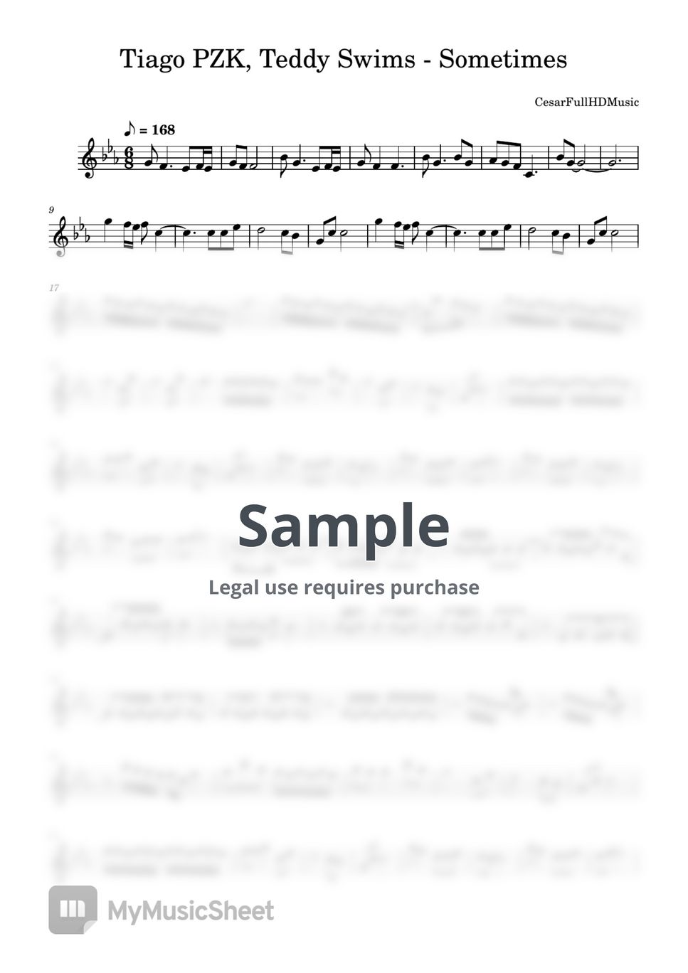 Tiago PZK, Teddy Swims - Sometimes Sheets