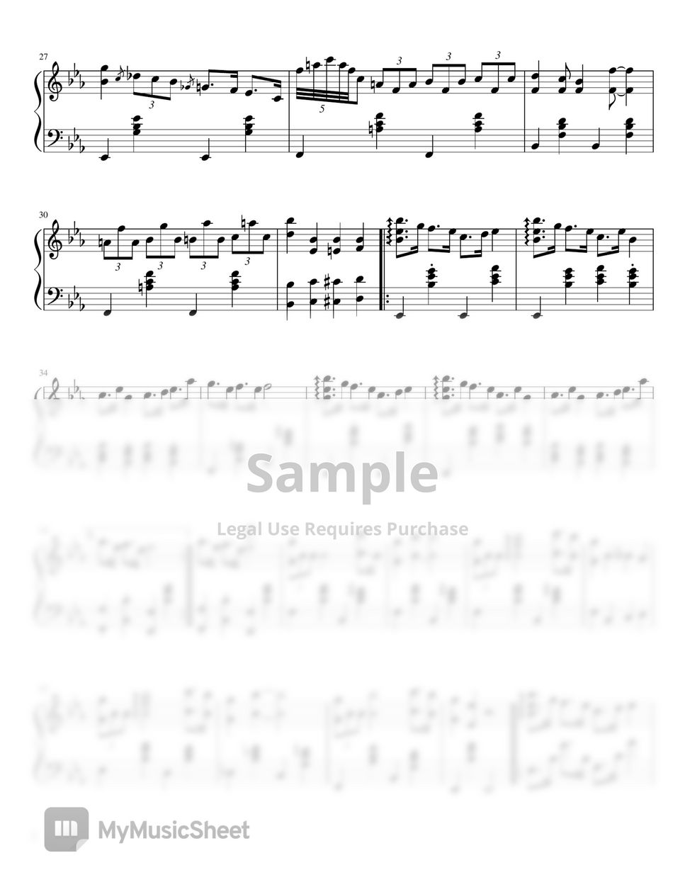 Rumbar Kaizoku - Bink's no Sake - Rumbar Kaizoku (One Piece OST) Piano Sheets by BWC Piano Tutorial