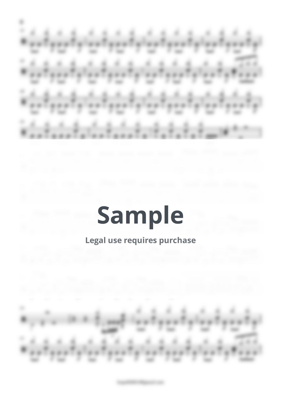 Coldrain - 8AM Sheet Music by 晨曦音樂工作室 爵士鼓 鼓譜 Drumtab