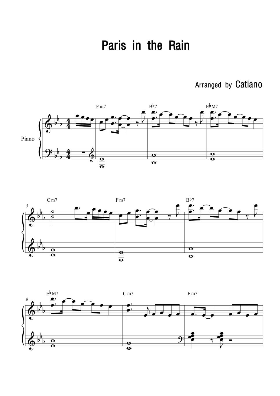 Lauv - Paris in the Rain Лист by Catiano