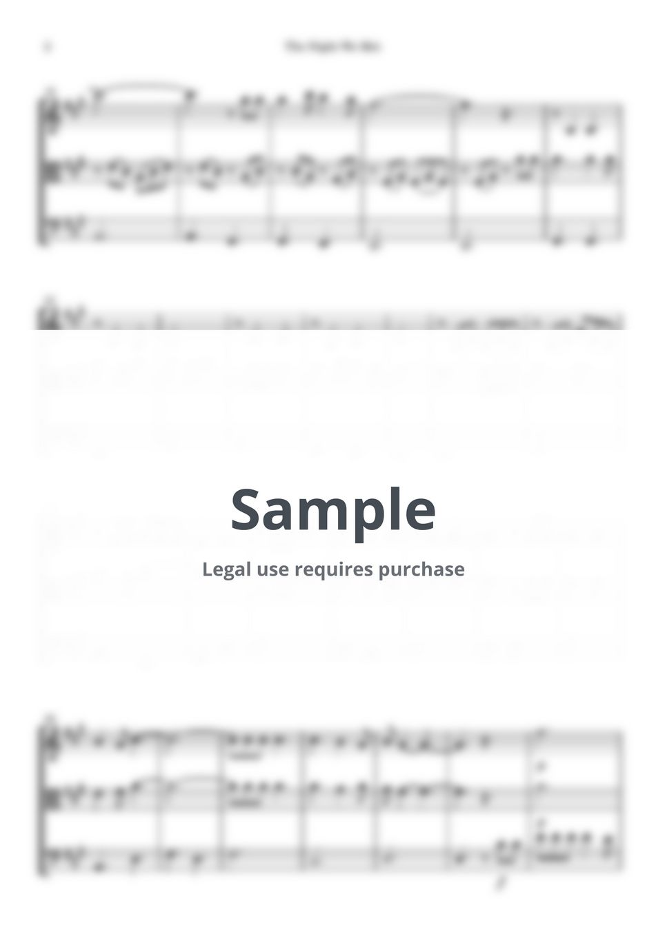 Lord Huron - The Night We Met (String Trio Vln Vla Vlc) Sheets by Estreguin