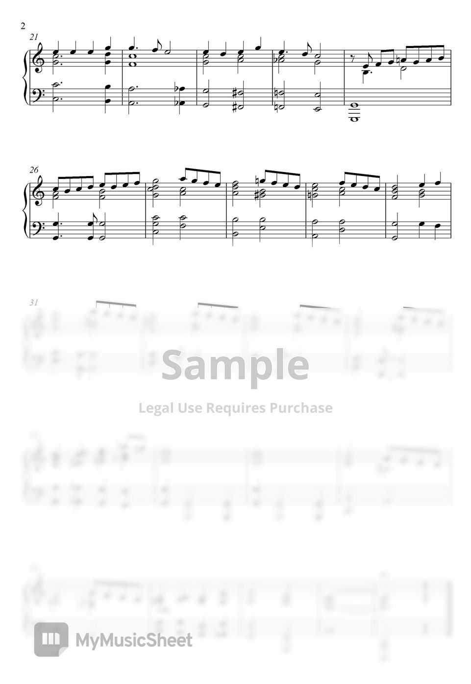 Christmas Carol - Angels We Have Heard on High Sheets by PianoYA