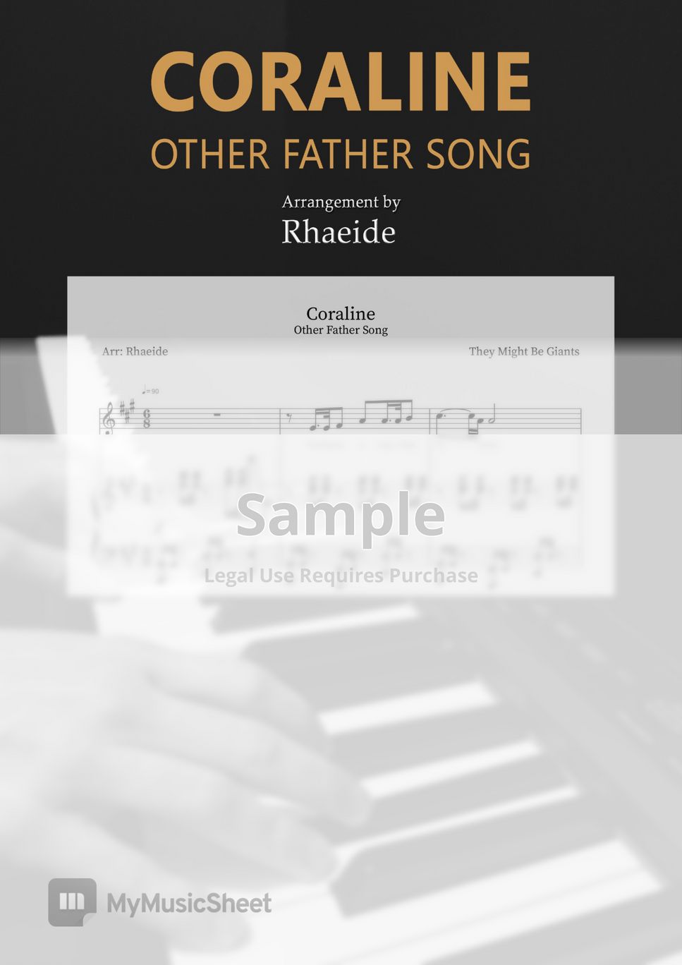 Coraline - Other Father Song (They Might Be Giants) Sheet Music by Rhaeide