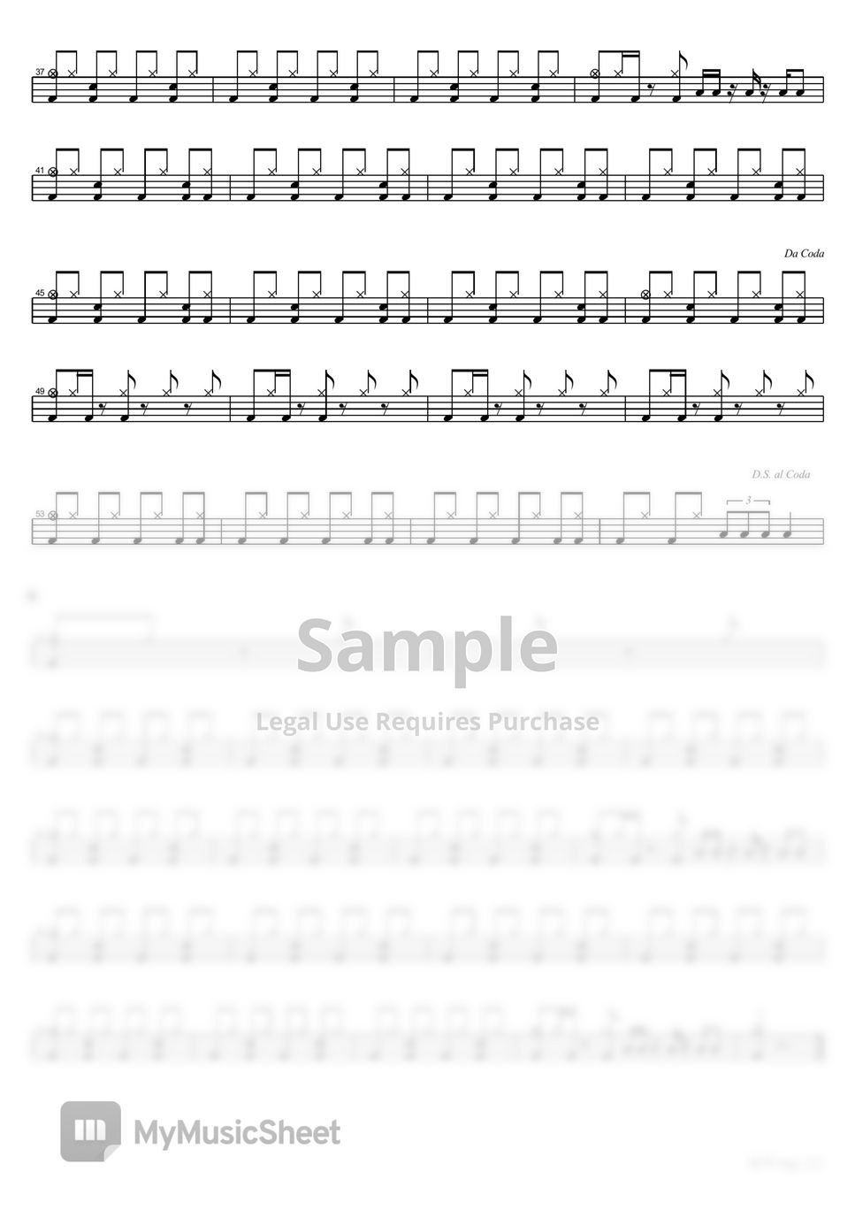 박미경 - 집착 (2009 Remastering) 악보 by COPYDRUM