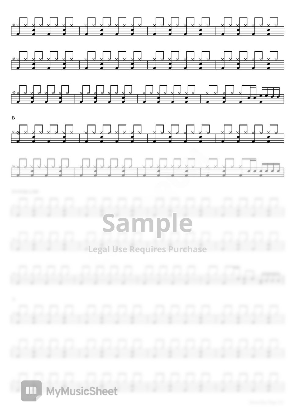 Lou Sern - Swiss Boy 楽譜 by COPYDRUM