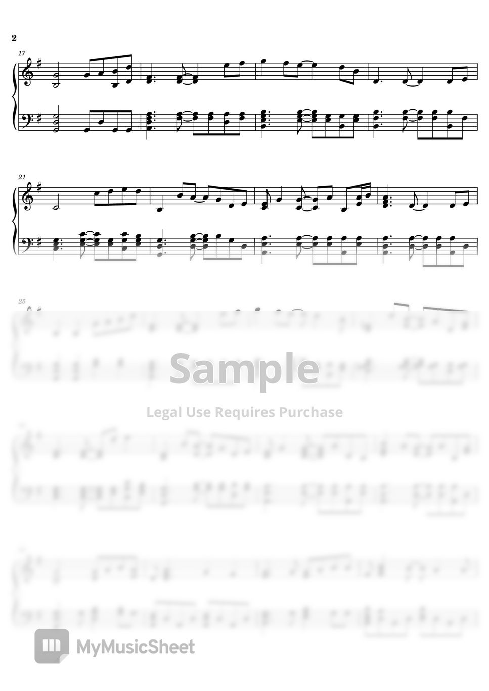 Mido and Falasol - Me to You, You to Me【The Classic OST】 (Sheet Music, MIDI,) Sheets by sayu