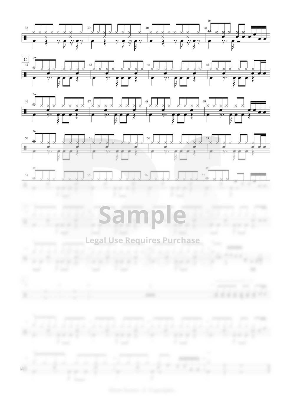 陳雪凝 - 你的酒館對我打了烊 (drum) Partition musicale by Scoresdrum