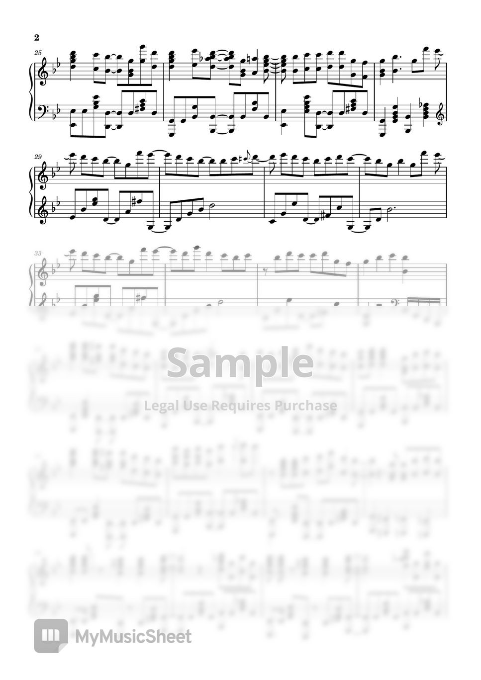 imase - NIGHT DANCER (piano cover) Sheets by Keyboard Man