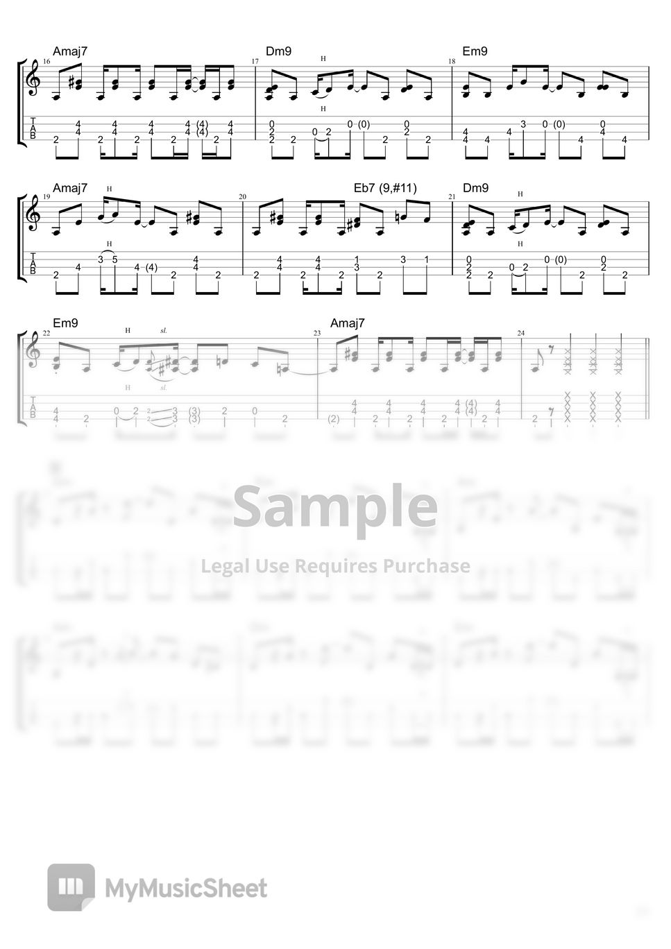 동물의 숲 OST - 나비보벳따우 (K.K House) '동물의 숲' OST Sheet by 우쿨소년