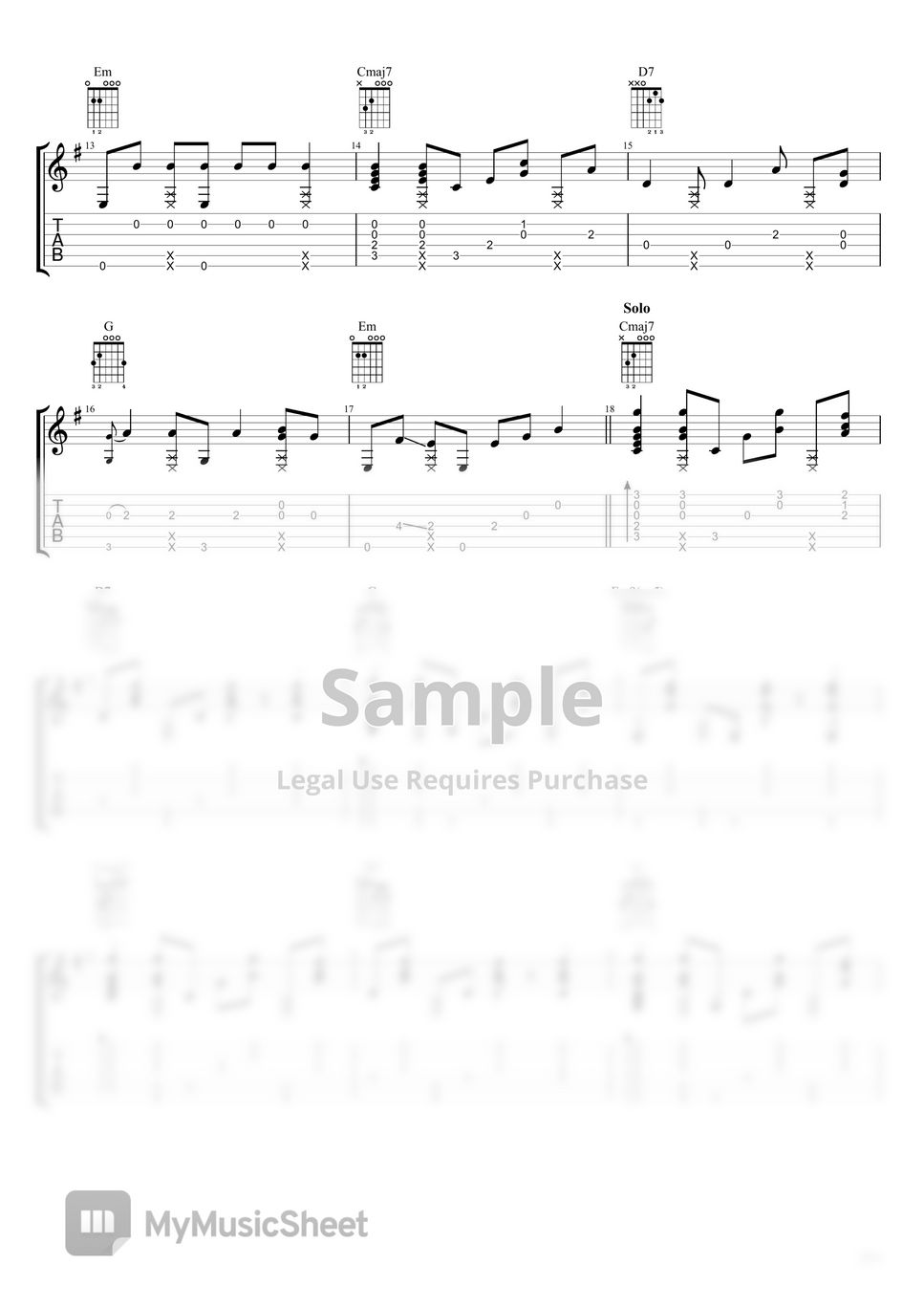 Coldplay | Fingerstyle Guitar - Viva La Vida Sheet Music by Kenneth ...