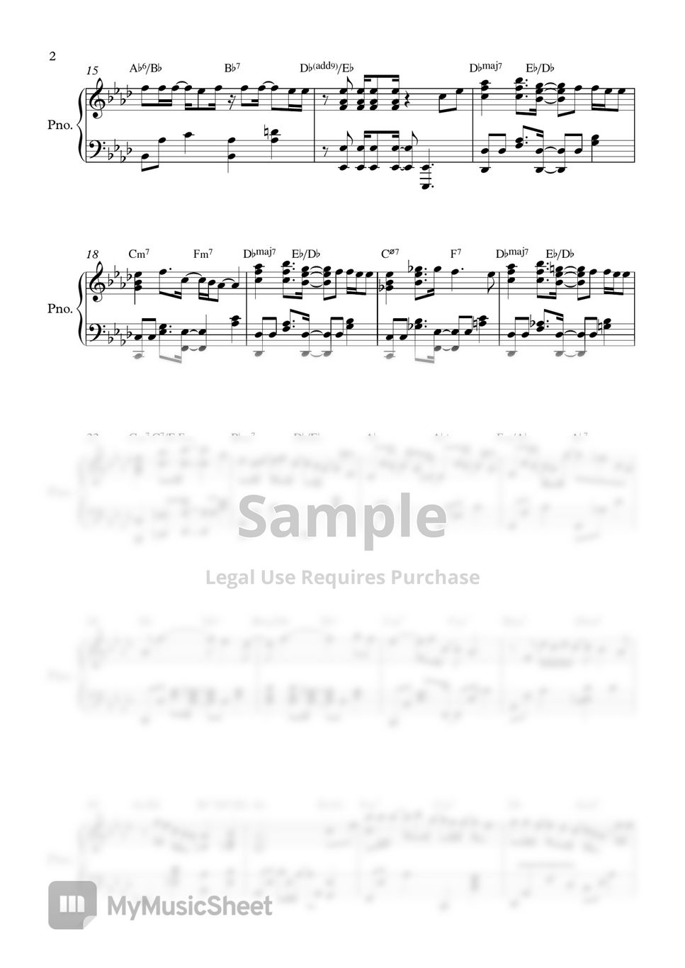 MeloMance (멜로망스) - Love, Maybe (사랑인가 봐) [사내맞선 OST] Sheets by PIANOiNU