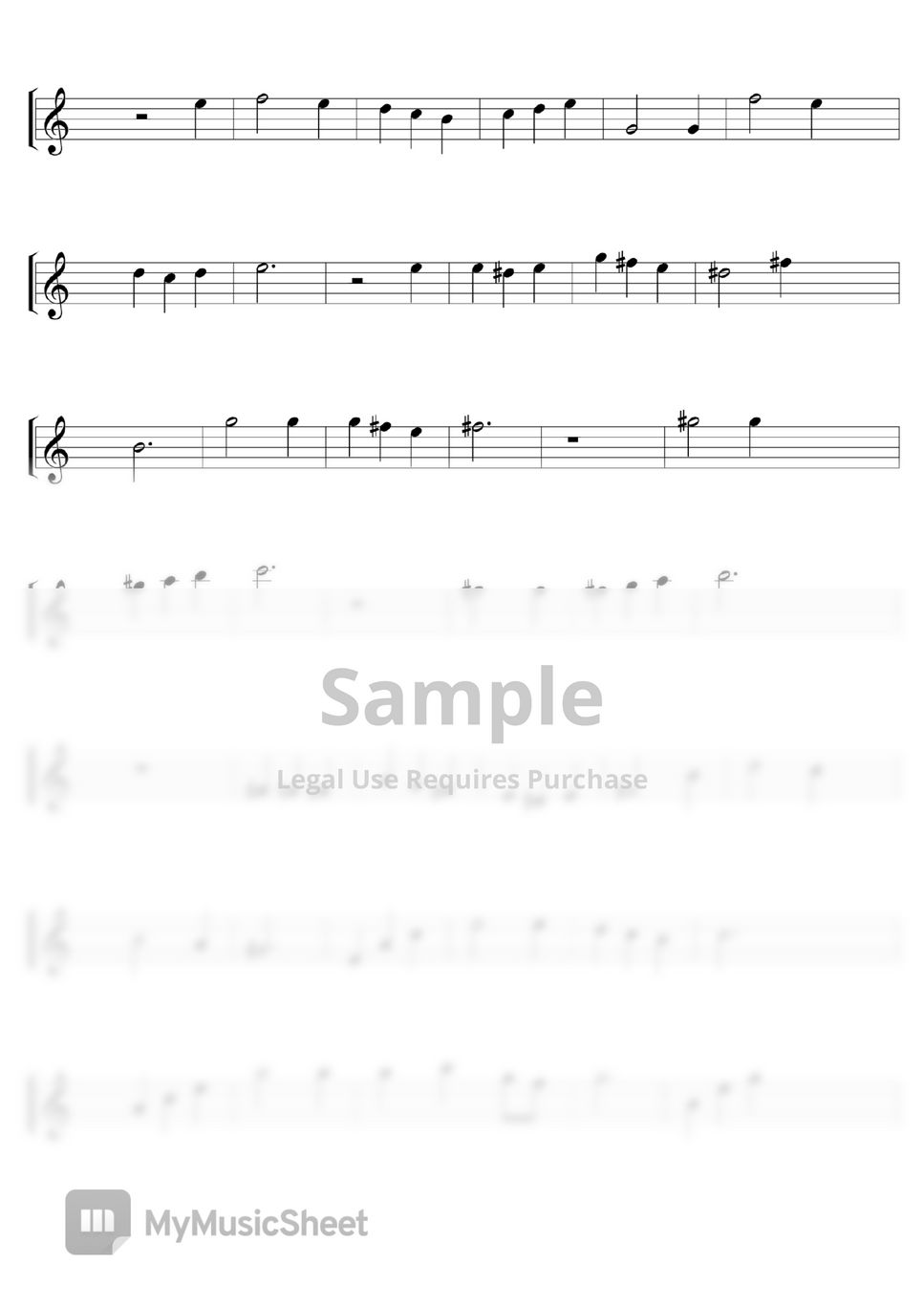 Howl’s Moving Castle - Merry-Go-Round of Life (인생의 회전목마) Sheet Music by ...