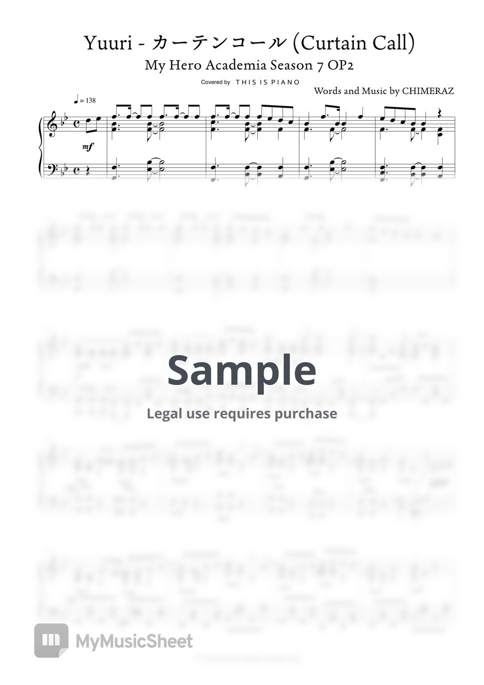 優里 (Yuuri) - カーテンコール (Curtain Call) (My Hero Academia Season 7 OP2 ...