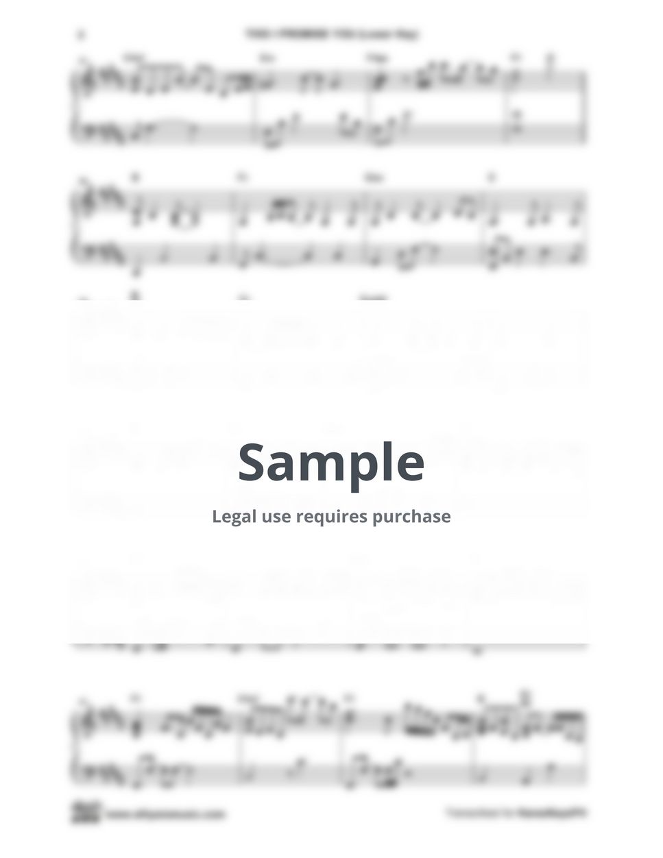 NSYNC - This I Promise You - NSYNC (Lower Key - Piano Karaoke) Sheet ...