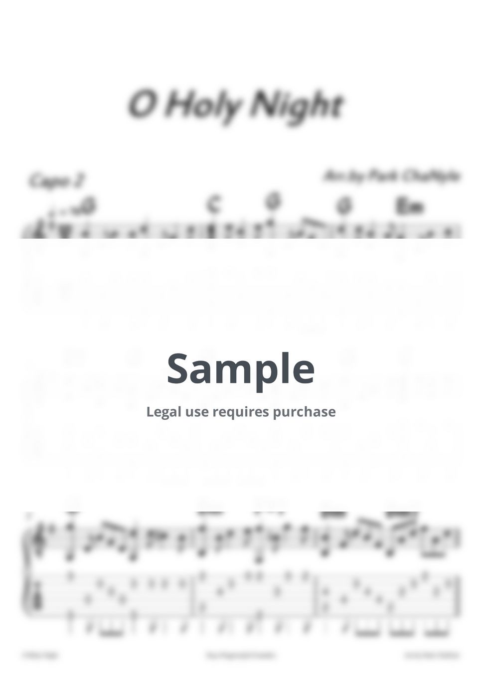 Adolphe Adam - O Holy Night (Acoustic Fingerstyle Guitar) Acoustic ...