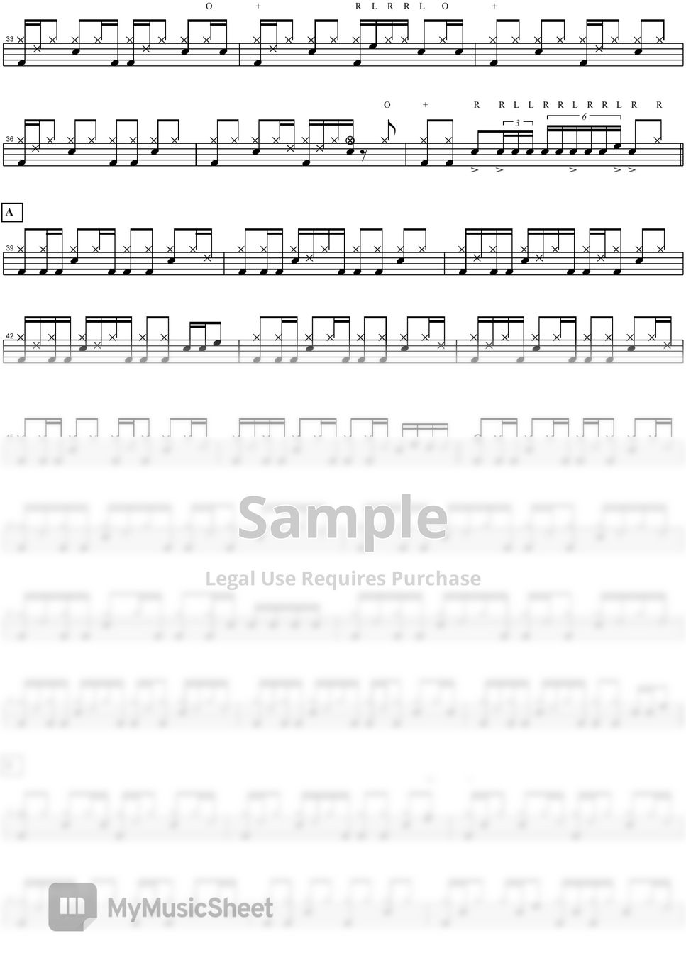 Fourplay - Magic Carpet Ride Sheet Music by COPYDRUM