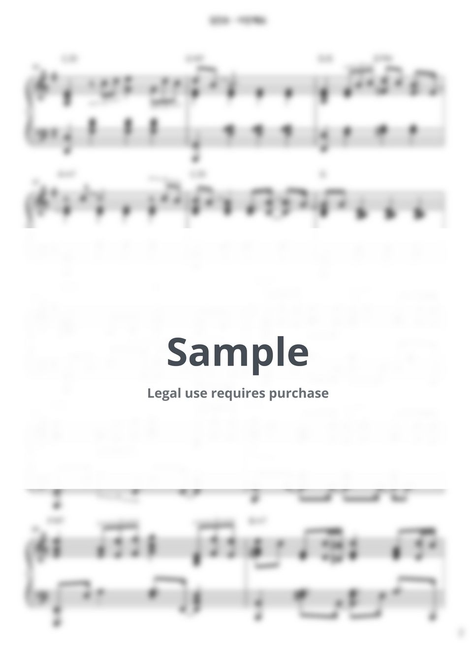 김건모 - 미안해요 (Easy Key G) Sheets by 낮사람 Realpiano