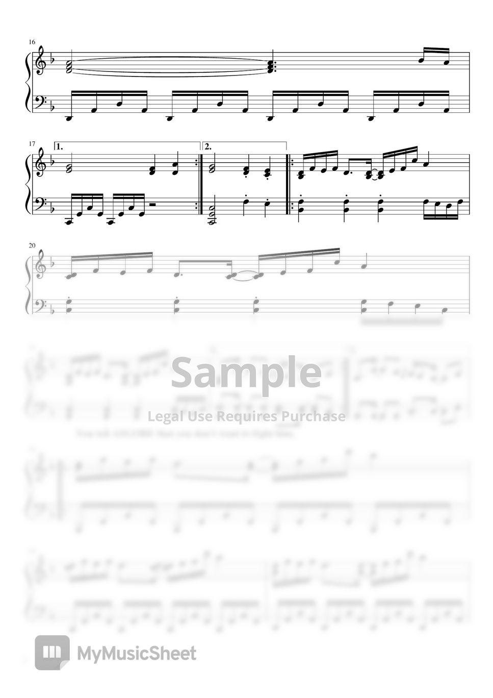 Undertale - Bergentrückung&ASGORE (传说之下-From Undertale ,For Piano Solo ...