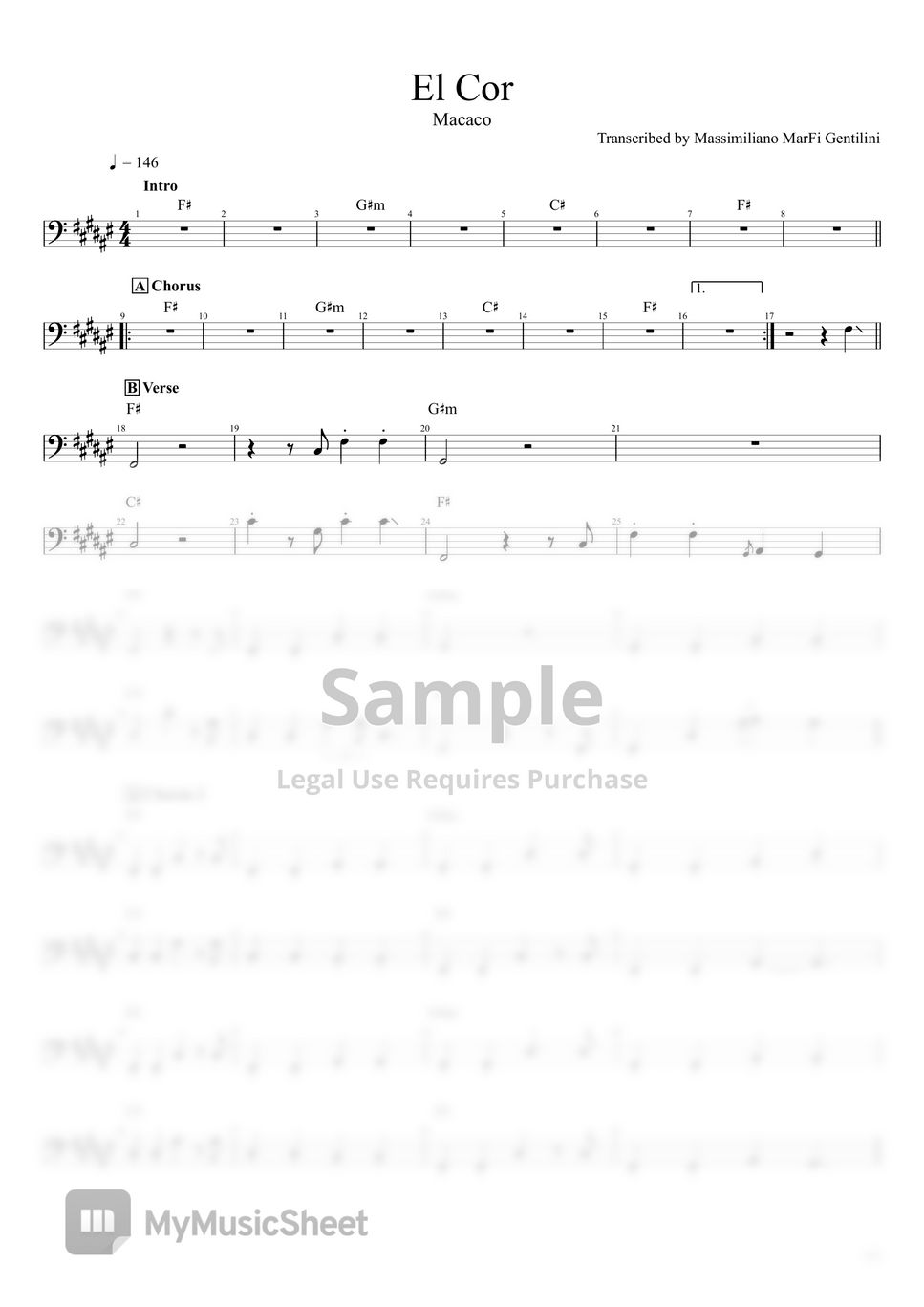 Dani Macaco - Pel cor Sheets by Massimiliano Gentilini