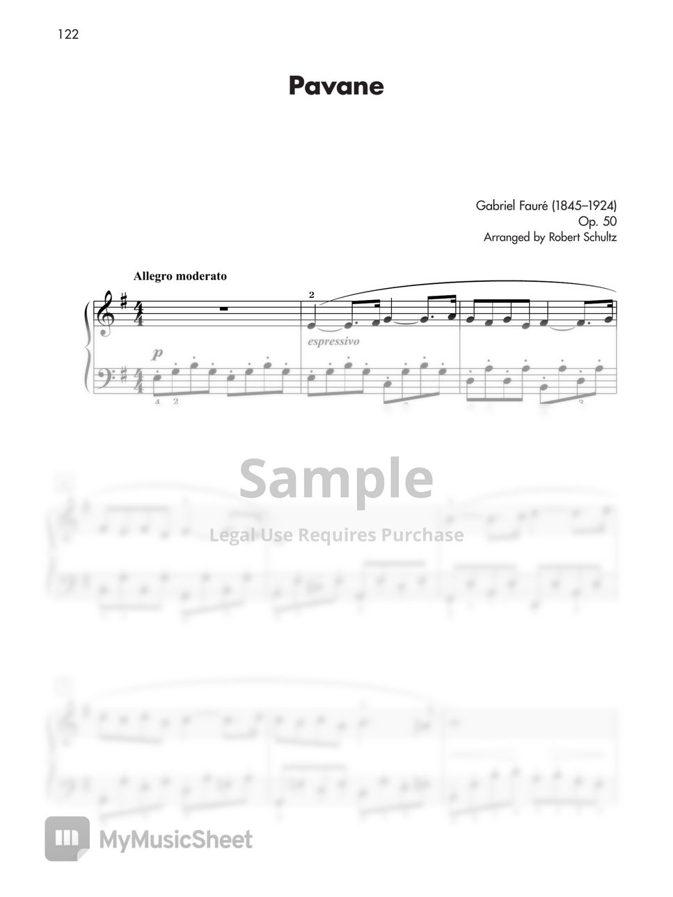 Artist - Pavane.pdf Sheets by Artist