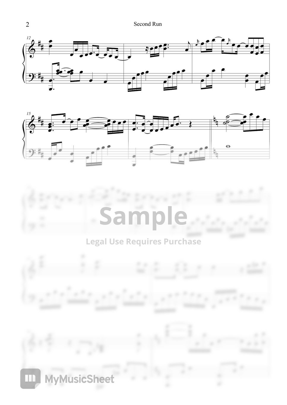 Talesweaver OST - Second Run (Vanilla Mood) Sheets by 피치아르