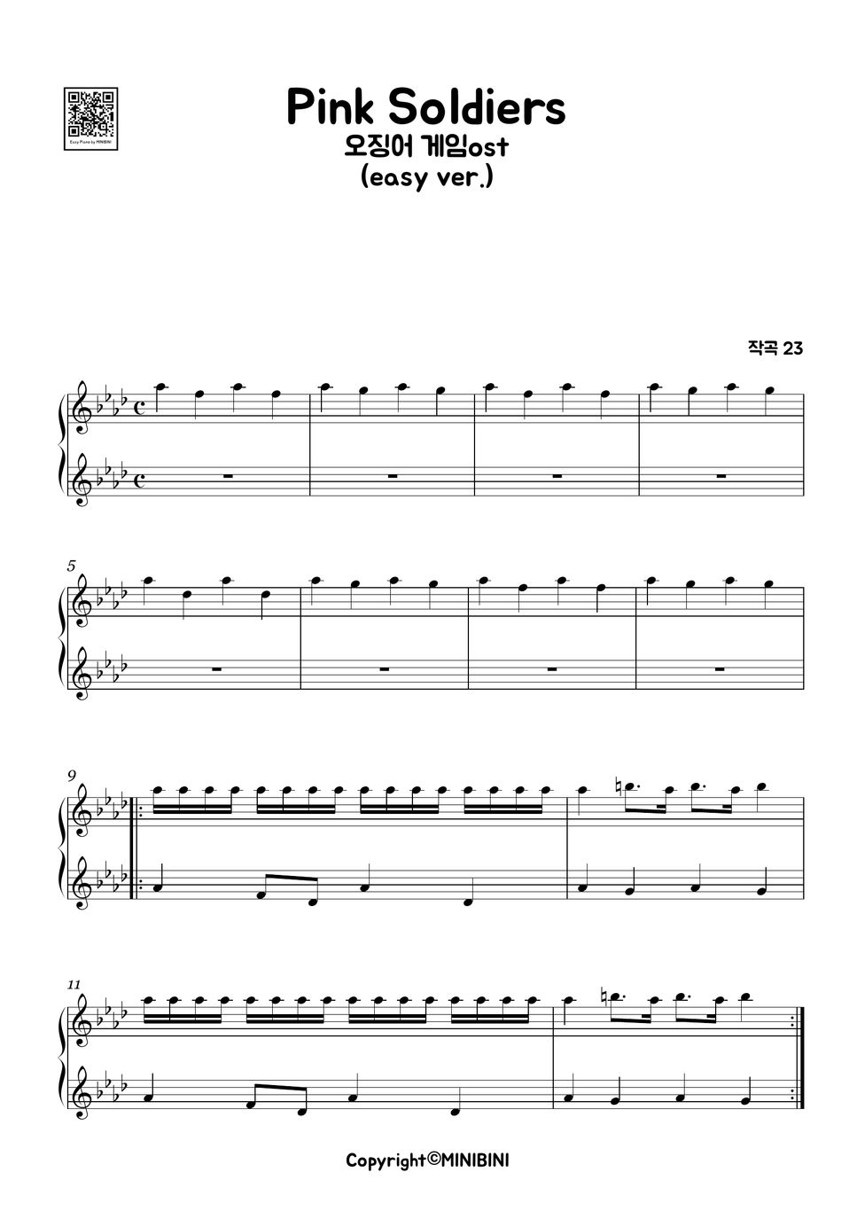 Squid Game - Pink Soldier [ Squid Game OST ｜ Netflix ] (Easy Version ...