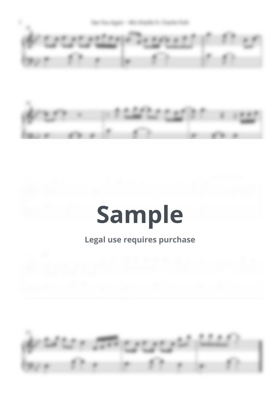 Wiz Khalifa ft. Charlie Puth - See You Again Sheet Music by Daniela Aidelman