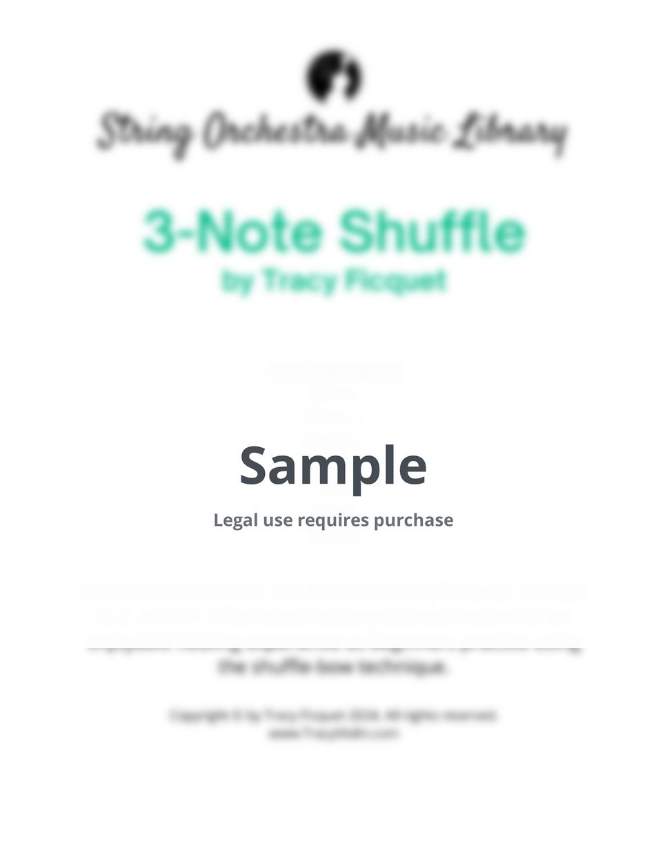 Tracy Ficquet - 3-Note Shuffle Sheets