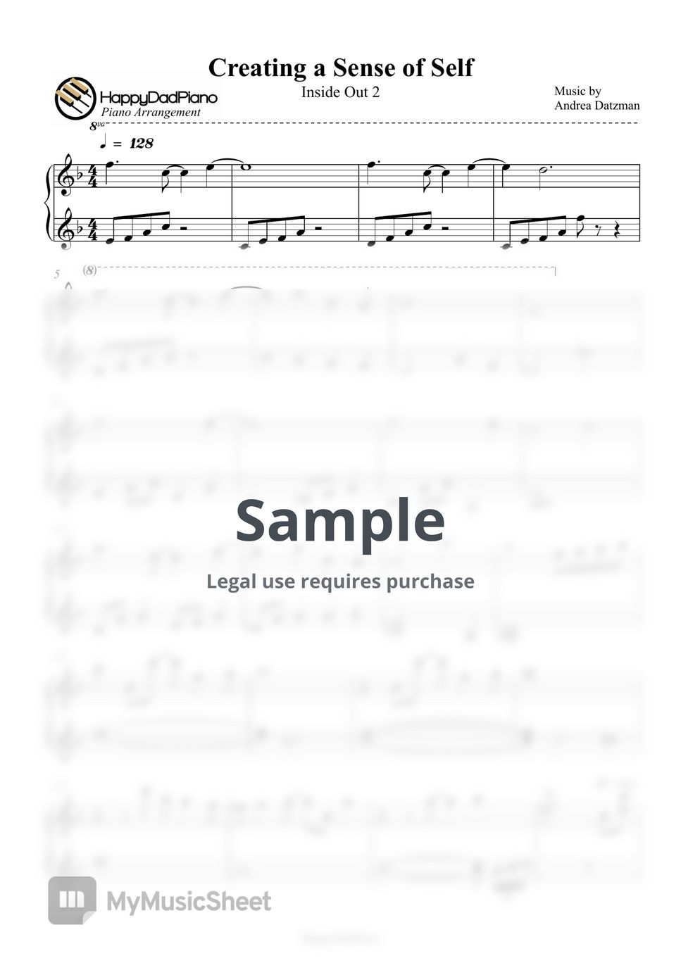 Andrea Datzman - Creating a Sense of Self Sheets by HappyDadPiano