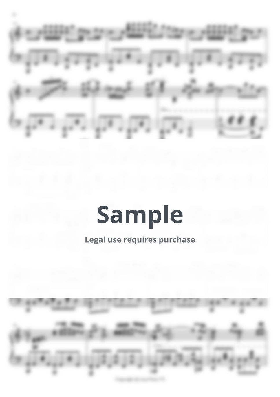 TOMOO - Contrast Sheet Music by Piano VI