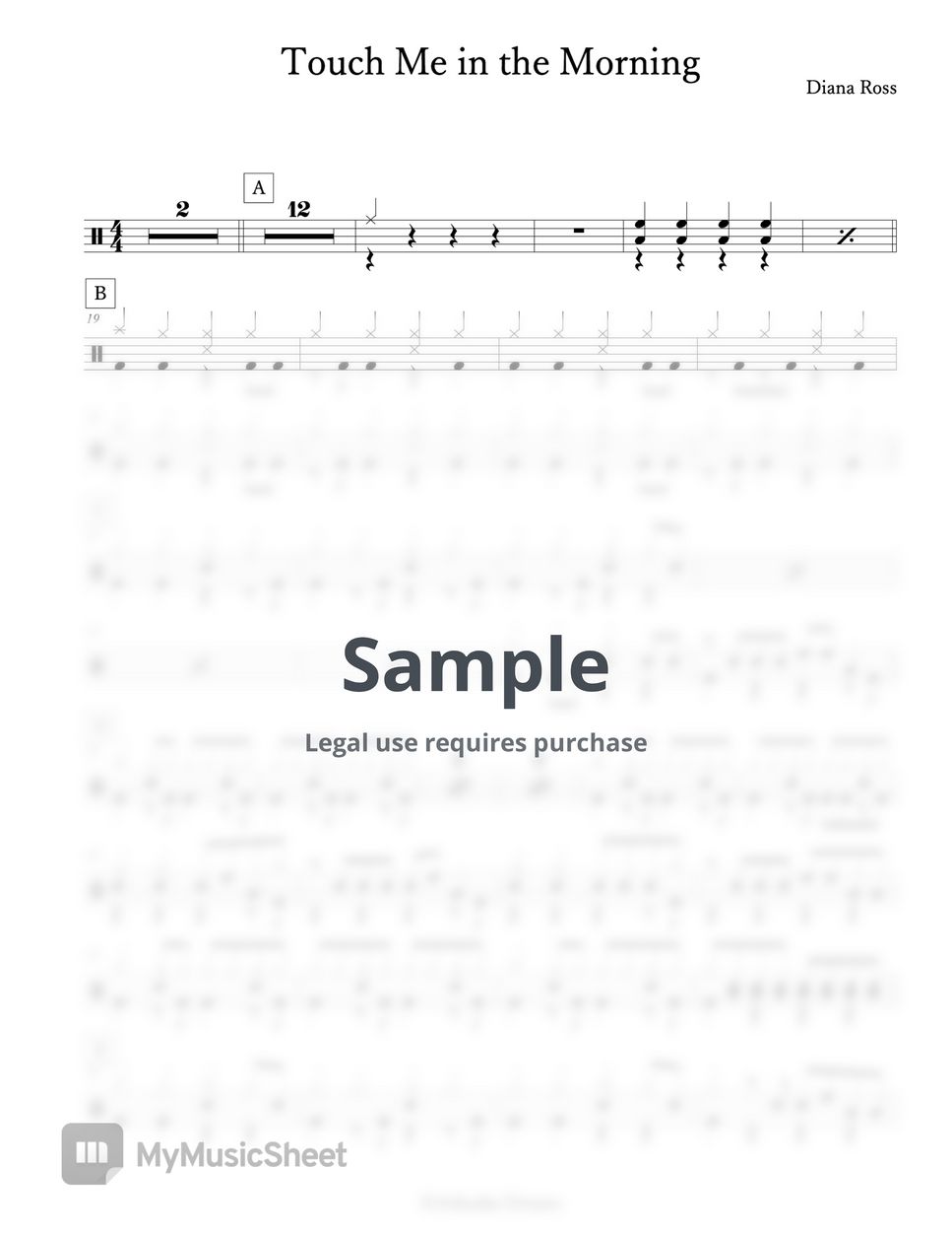 Diana Ross - Touch Me in the Morning Sheets by Arkadia Drums