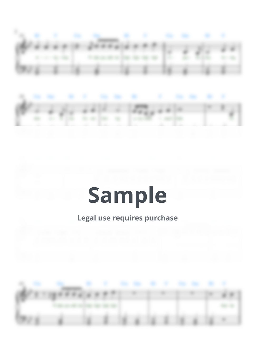 Addison Rae - Aquamarine (with lyrics and chords) 악보 by Rita B