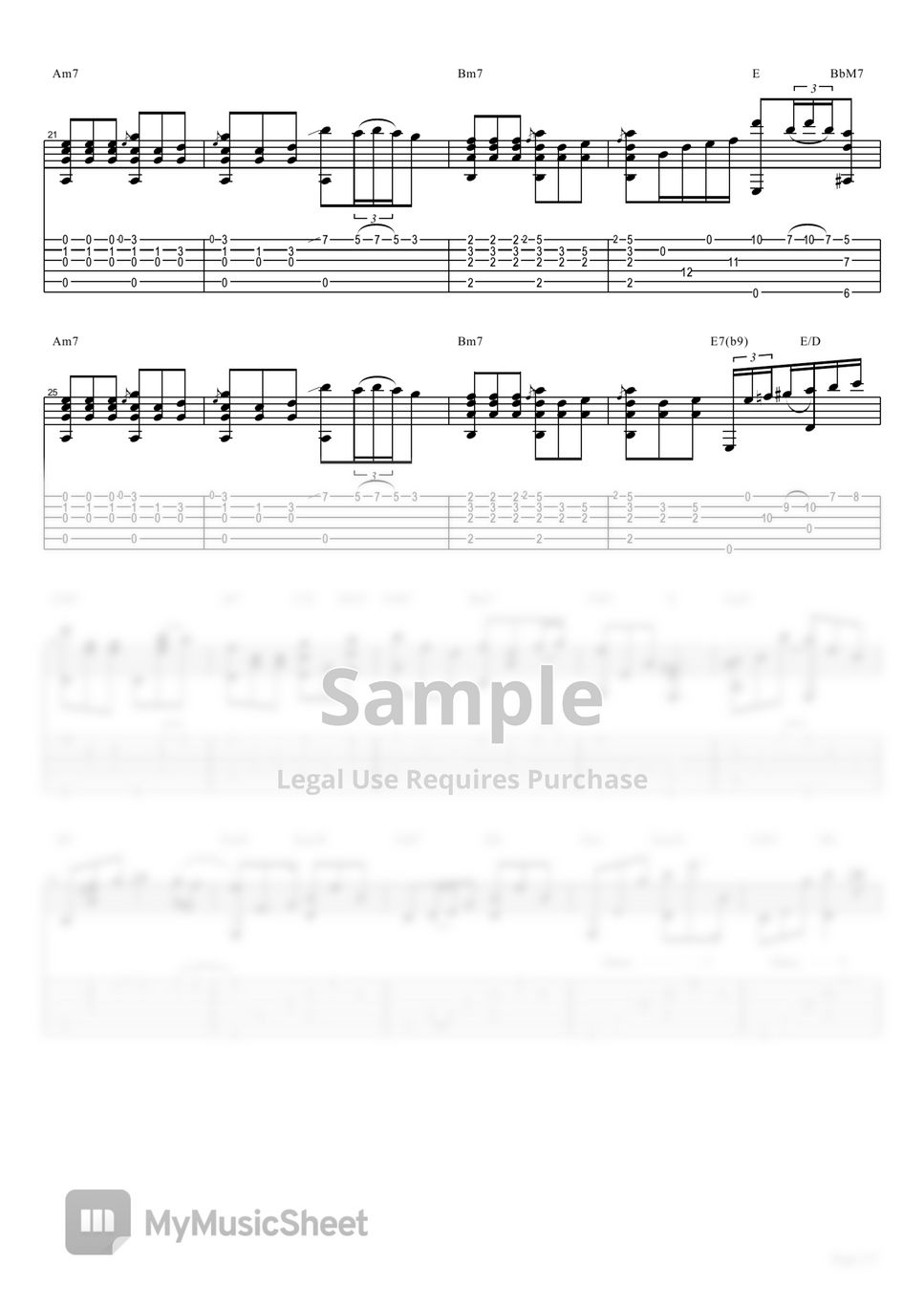 Acoustic Cafe - Last Carnival Sheet Music by David Chun