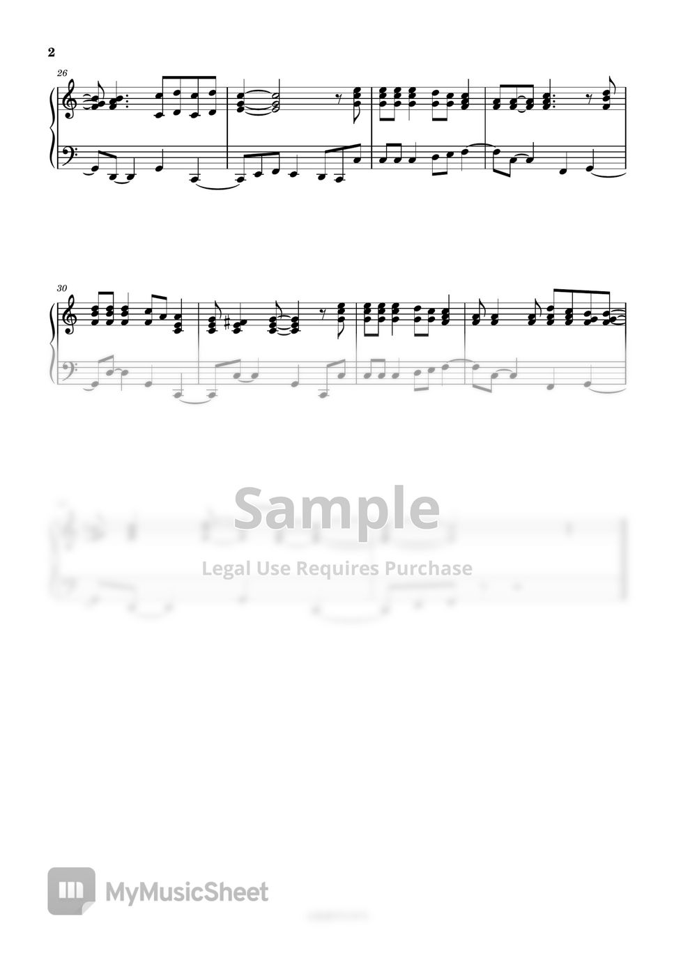 Boney M 펠리스 나비다 크리스마스 캐롤 반주 Mr 피아노 악보 Sheets By 심플플루트뮤직