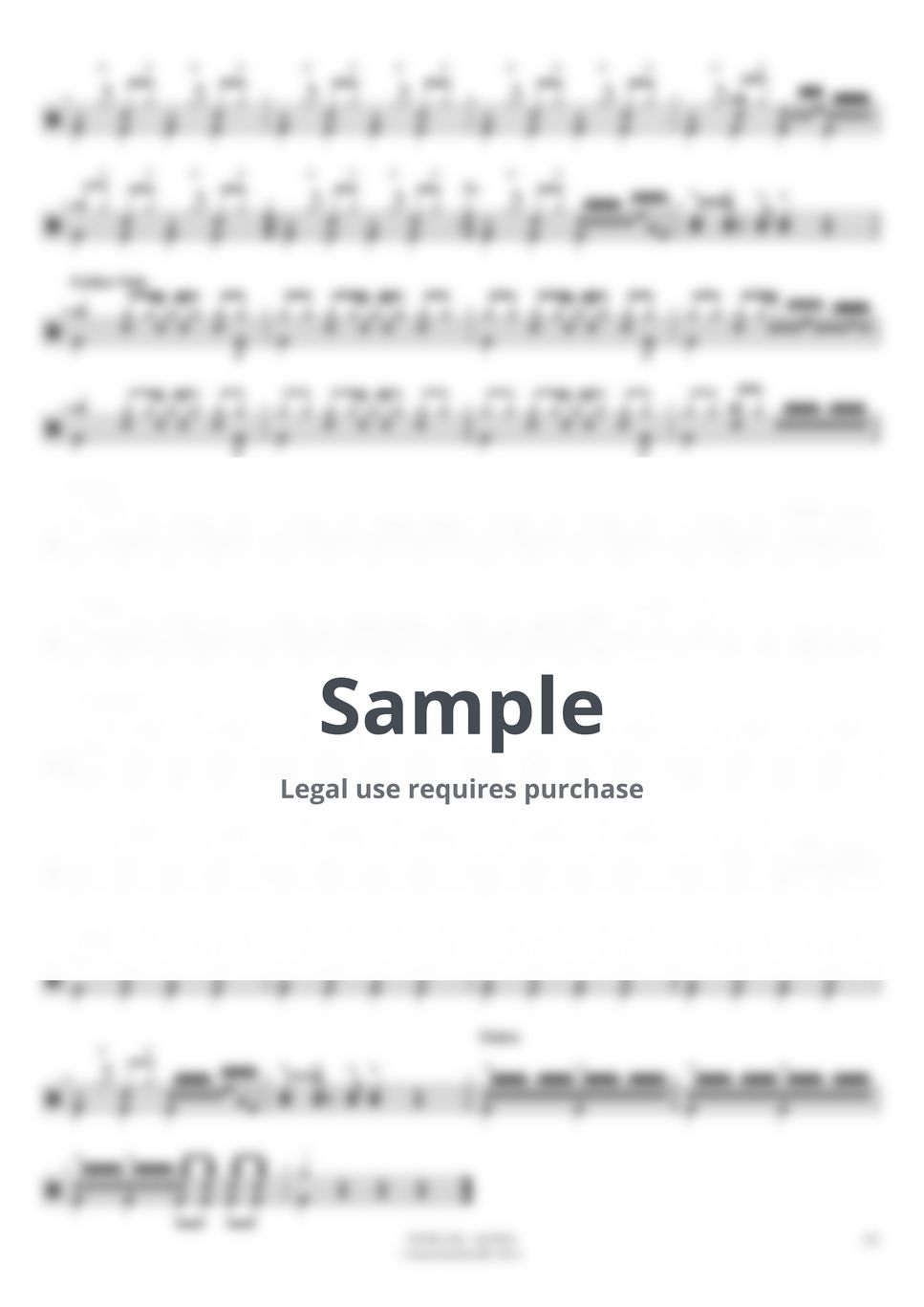 TENBLANK - MATRIX Sheet Music by 阿仁JEN