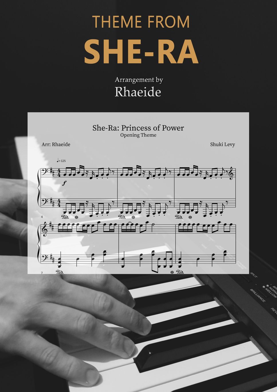She-Ra - Opening Theme (Shuki Levi) (1985) Partition musicale by Rhaeide