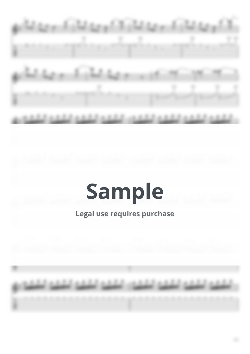 deep purple - highway star (guitar solo only) 악보 by 김정훈