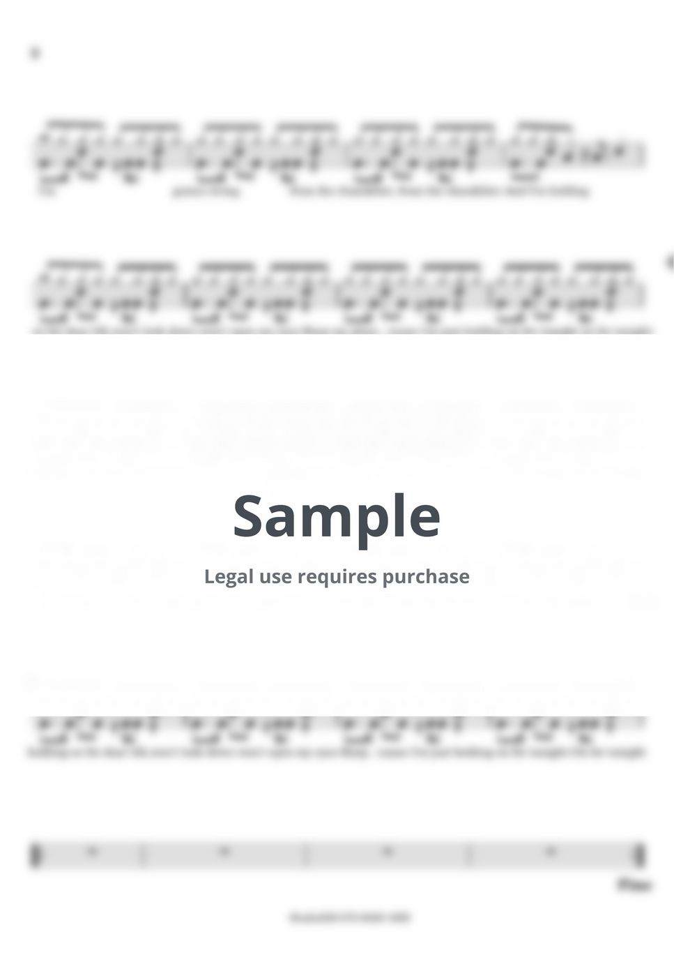 Sia - chandelier (Basic Ver.) Sheet Music by Studio830